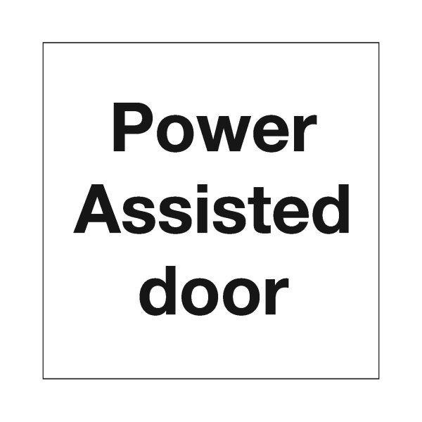 Automatic Door Sign Pk 10 or 50 - Isee Access Solutions